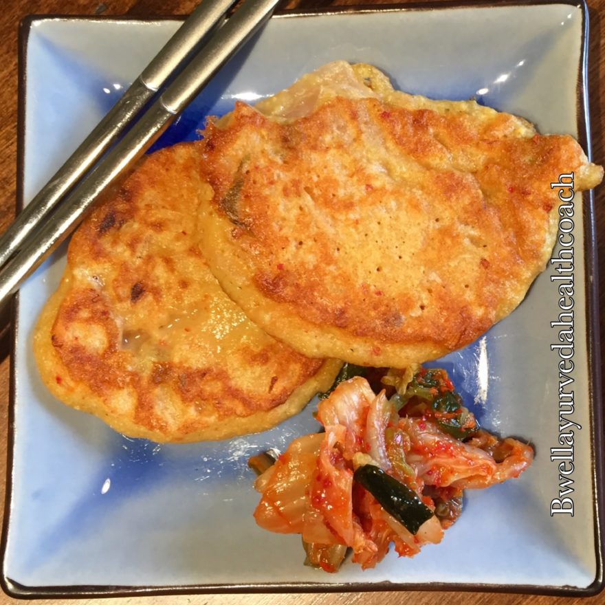 Korean Mung Bean Pancakes – BWELLAYURVEDA