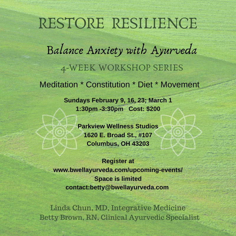 Upcoming Events – BWELLAYURVEDA